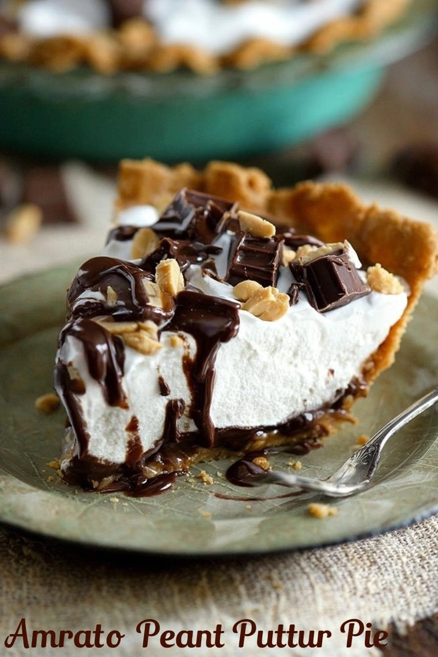 Amaretto Peanut Butter Pie | Comfort Food