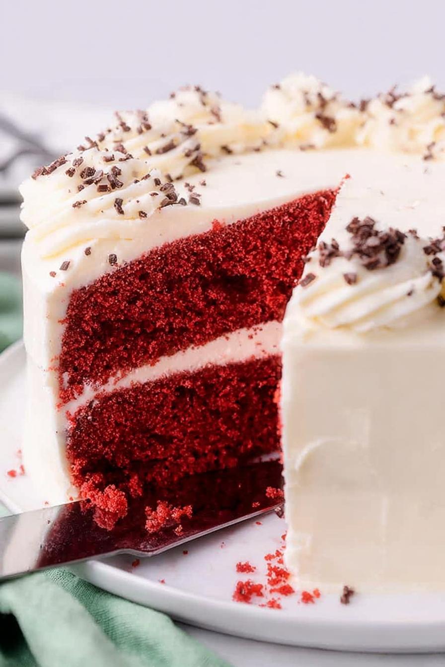 Rustic Red Velvet Cake | Comfort Food