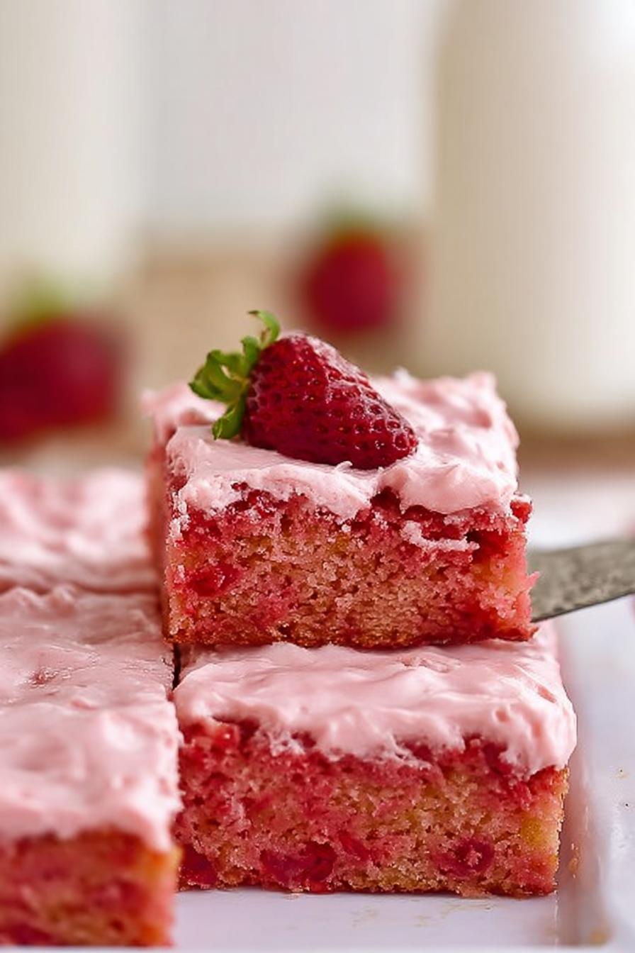 Strawberry Sheet Cake Remix | Comfort Food